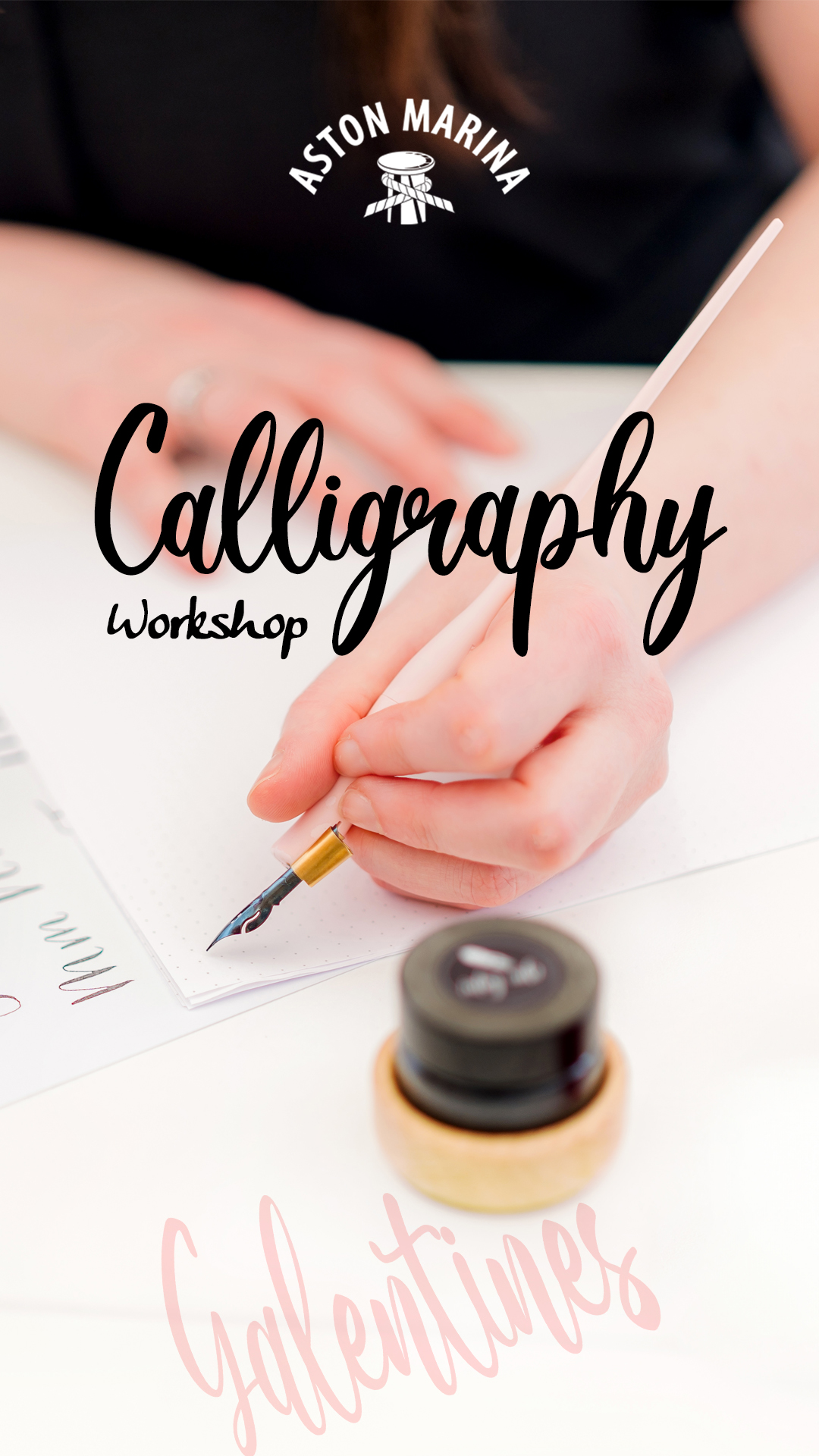 Galentine's Calligraphy Workshop - Aston Marina